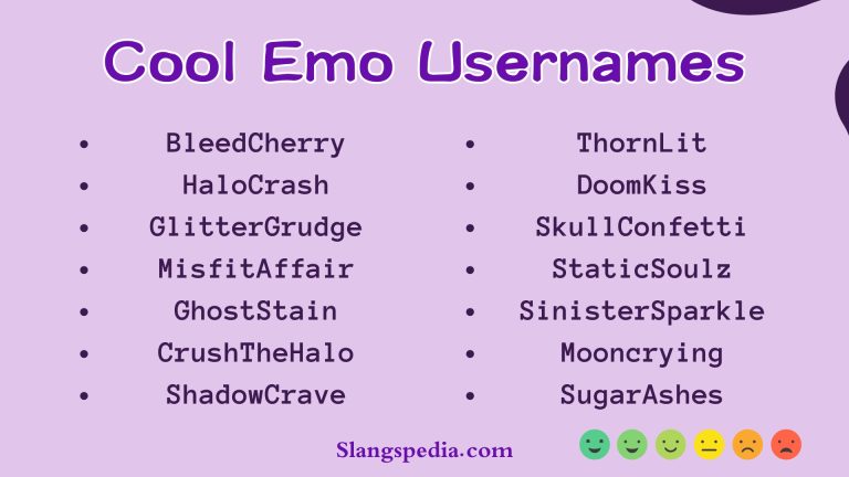 330+ Emo Usernames That Hit Just Right (Aesthetic, Sad & Edgy Picks ...