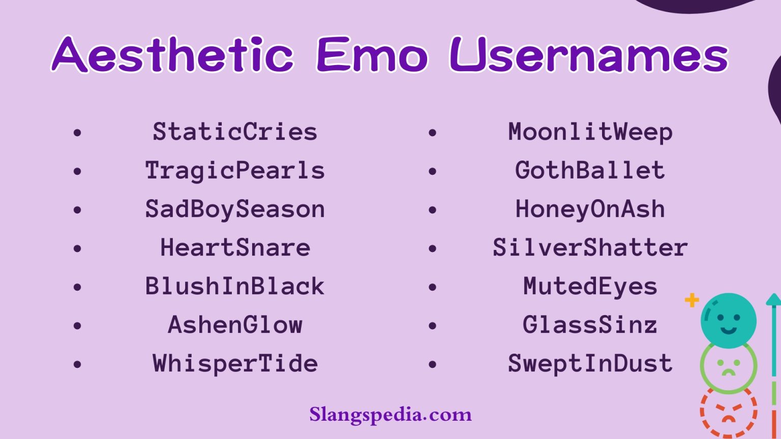 330+ Emo Usernames That Hit Just Right (Aesthetic, Sad & Edgy Picks ...