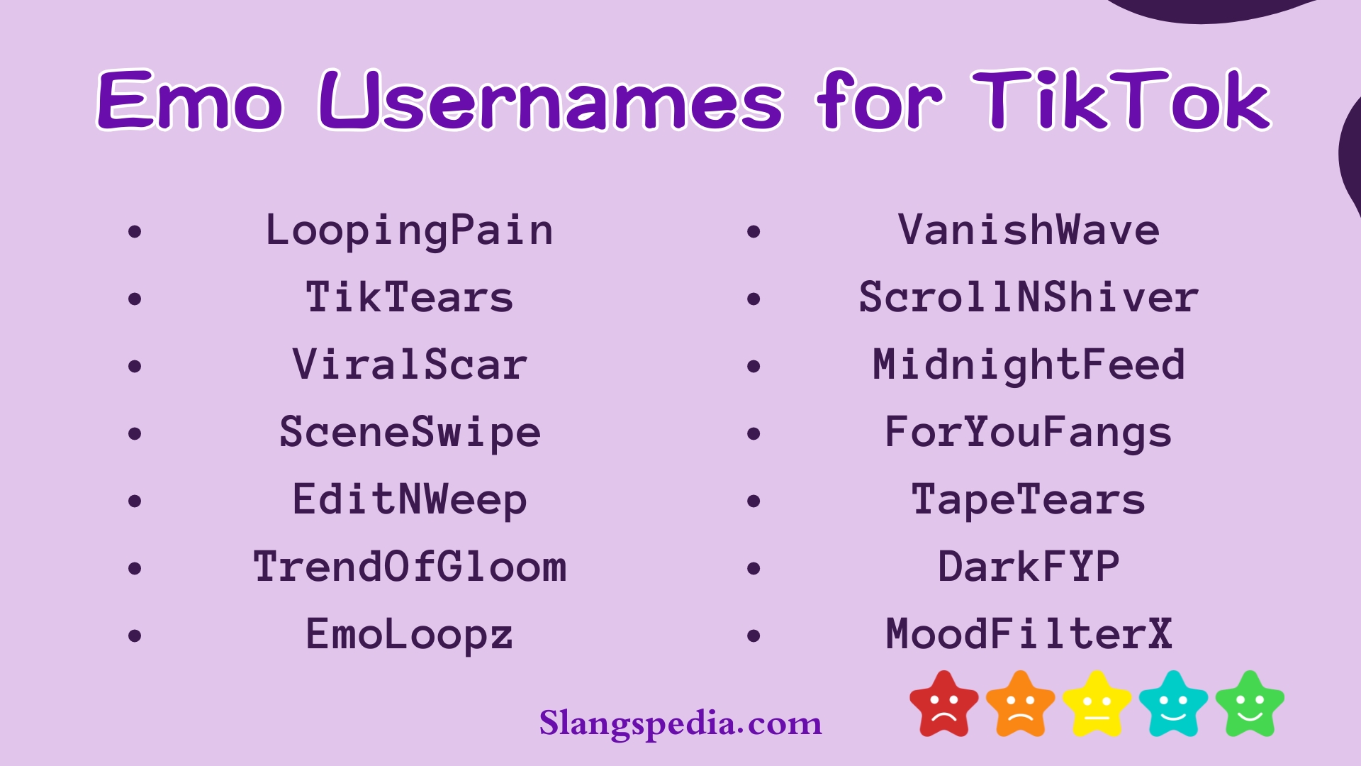330+ Emo Usernames That Hit Just Right (Aesthetic, Sad & Edgy Picks ...