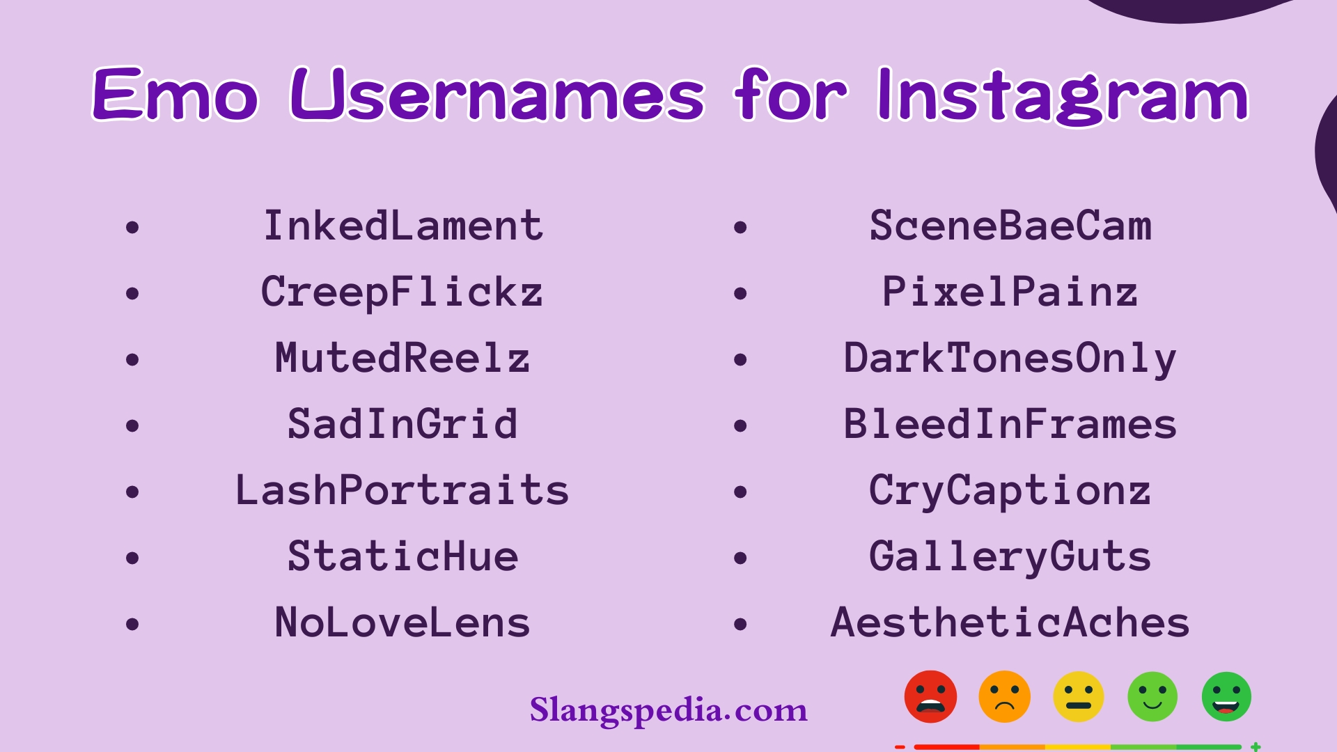 330+ Emo Usernames That Hit Just Right (Aesthetic, Sad & Edgy Picks ...