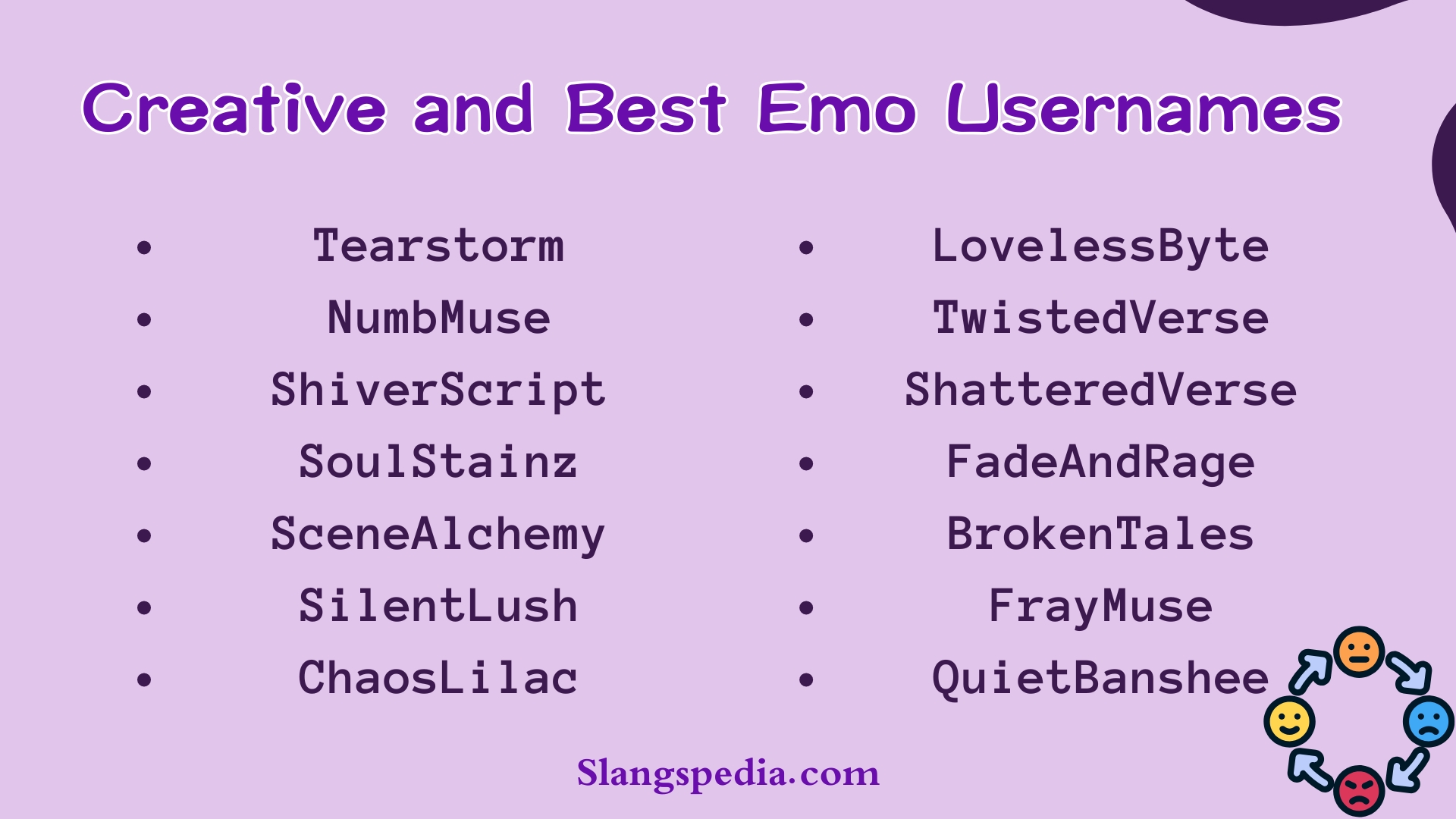 330+ Emo Usernames That Hit Just Right (Aesthetic, Sad & Edgy Picks ...